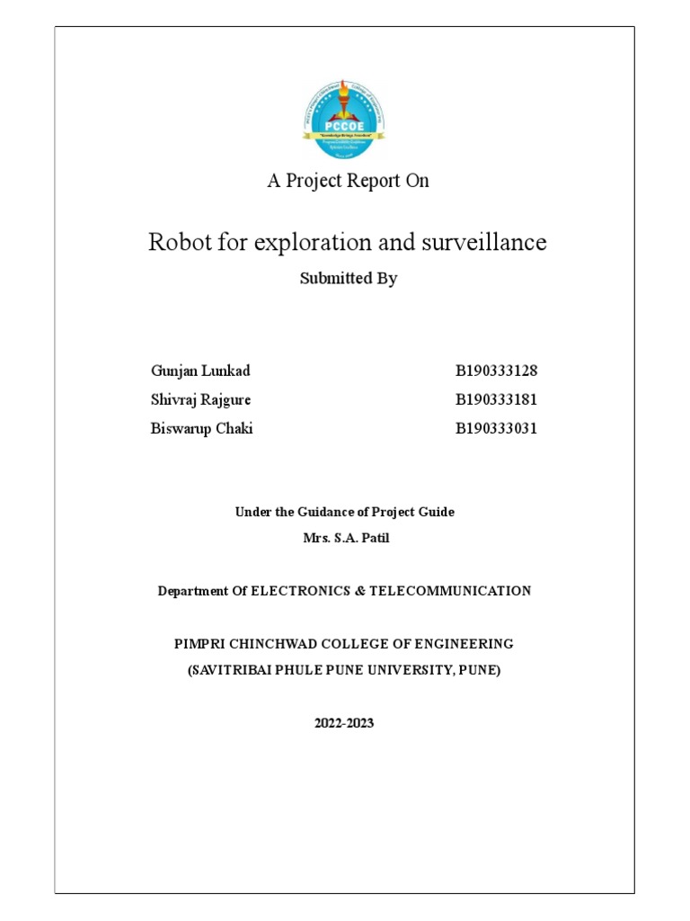 2 Project | PDF | Robotics | Robot