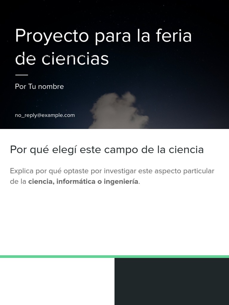 Proyecto para la Feria de Ciencias | PDF | Experimentar | Science