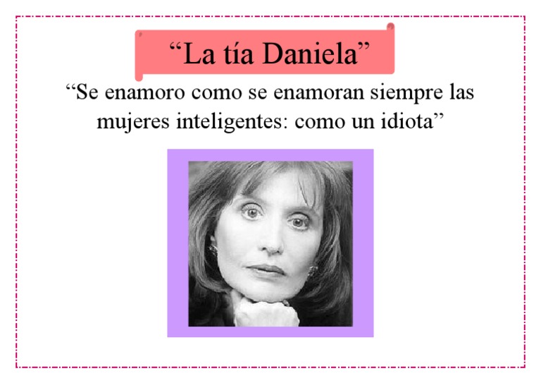 La Tía Daniela | PDF