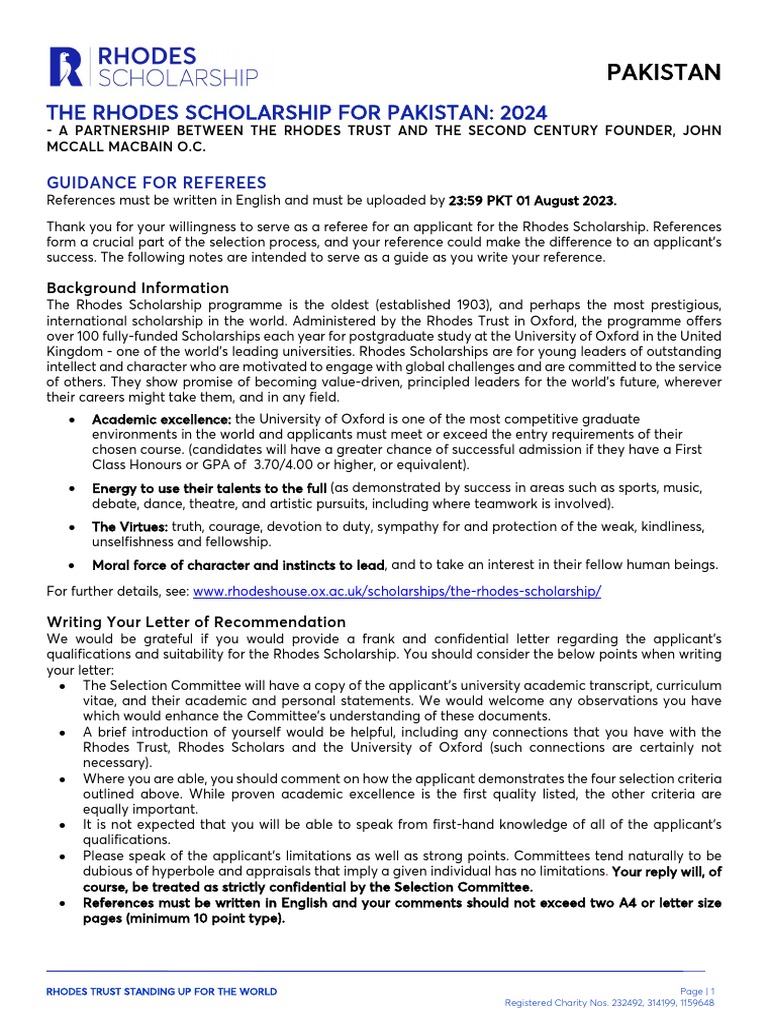 Guidance For Referees Pakistan | PDF | Postgraduate Education ... Guidance For Referees Pakistan | PDF | Postgraduate Education ...