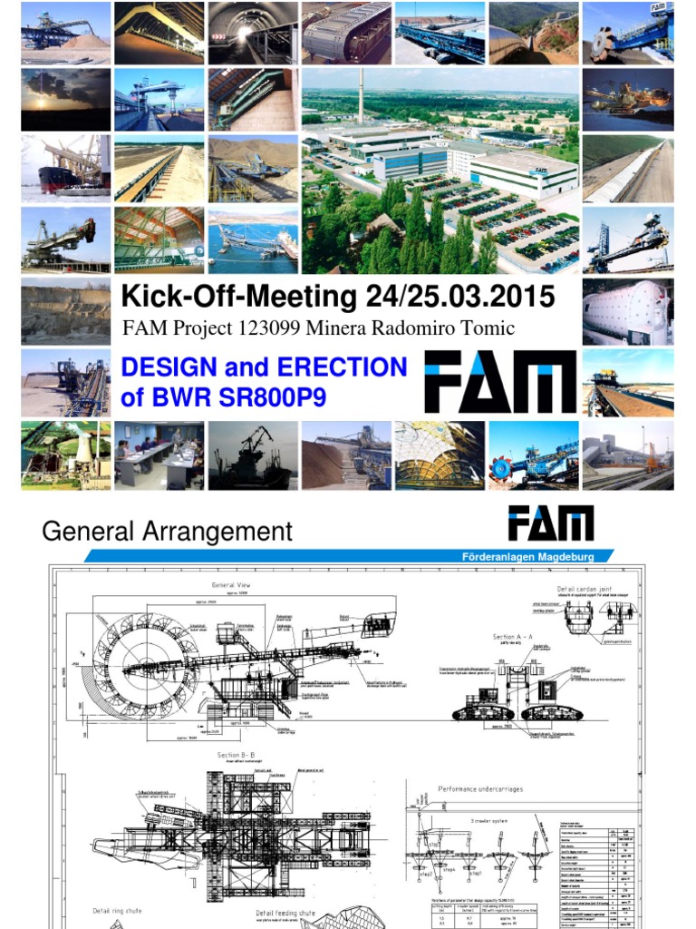 SR800P9 Bucket Wheel Reclaimer Design | PDF | Belt (Mechanical) | Truss