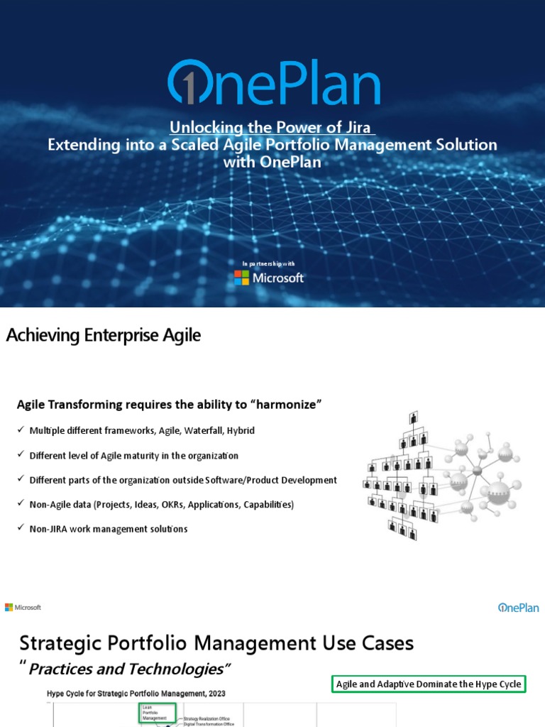 Unlocking The Power of Jira Extending Into A Scaled Agile Portfolio Management Solution With ...