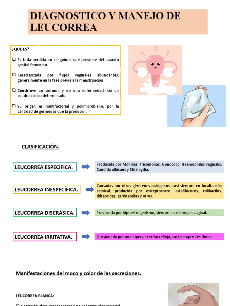 Diagnostico y Manejo de Leucorrea | PDF | Candidiasis | Salud pública