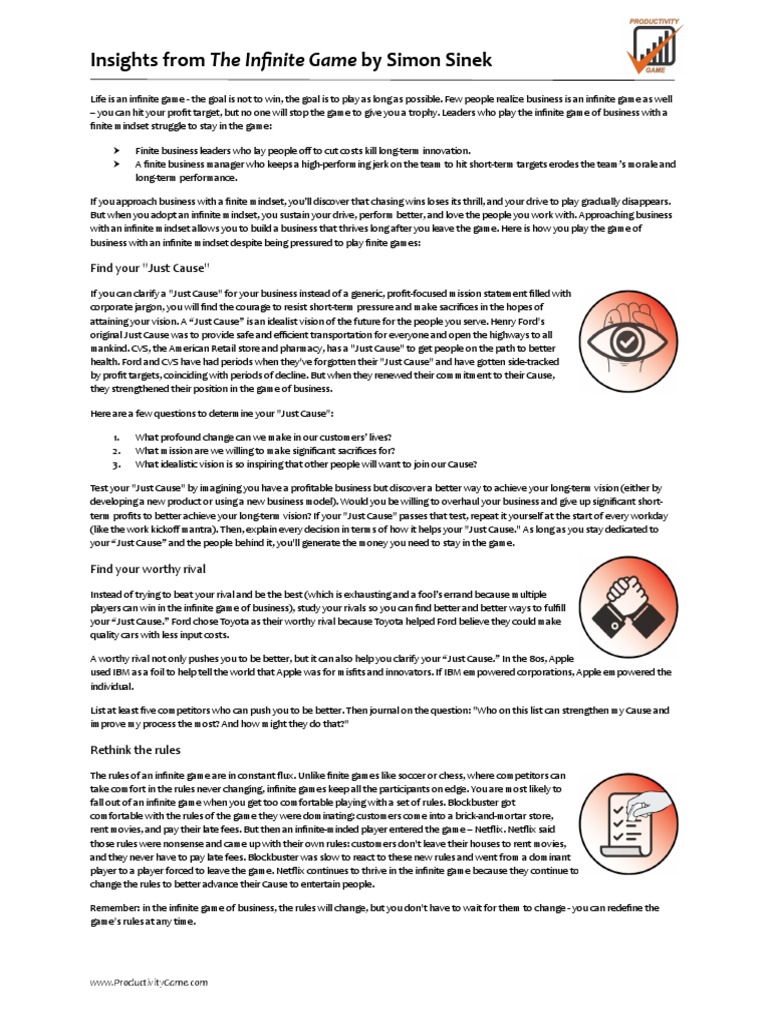 The Infinite Game | PDF | Business