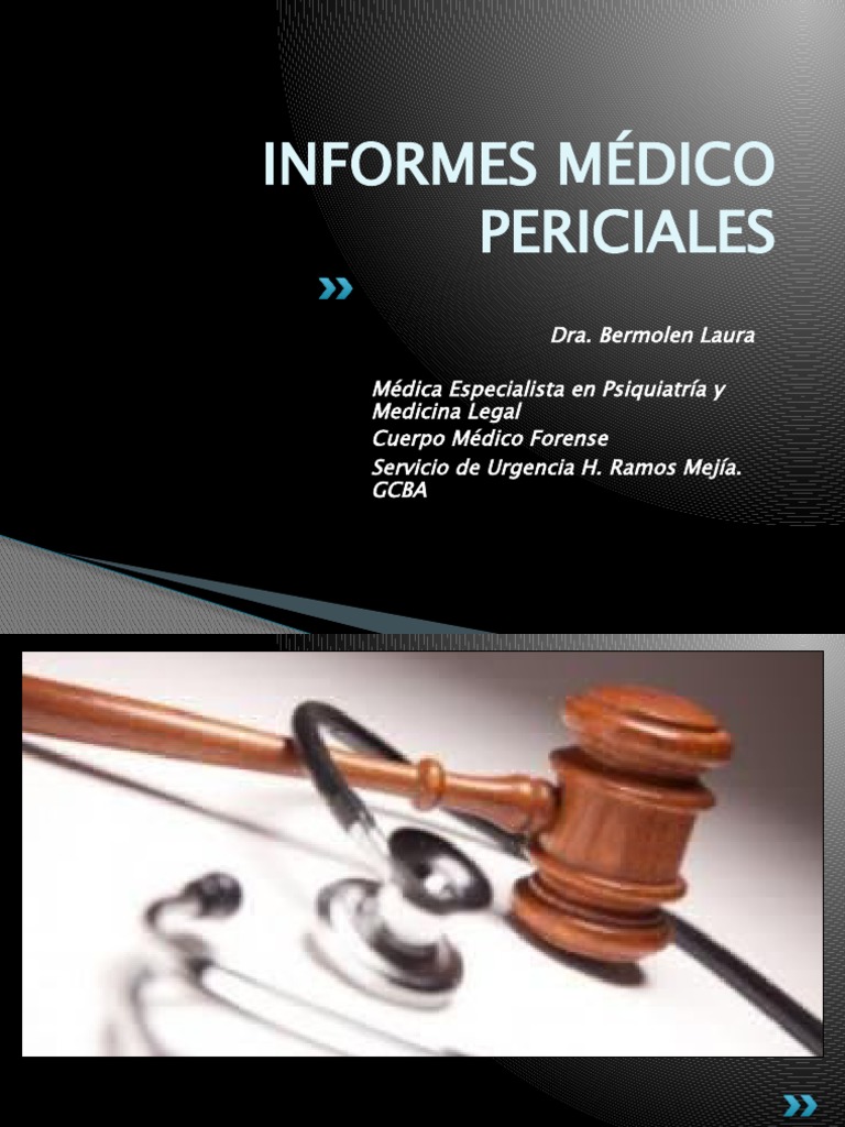 INFORMES MÉDICO PERICIALES. DEF Power | PDF | Testigo experto | Justicia