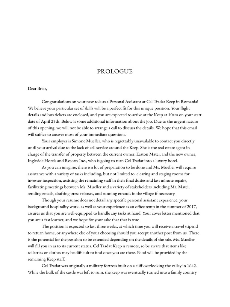 Briar's Keep Sample | PDF