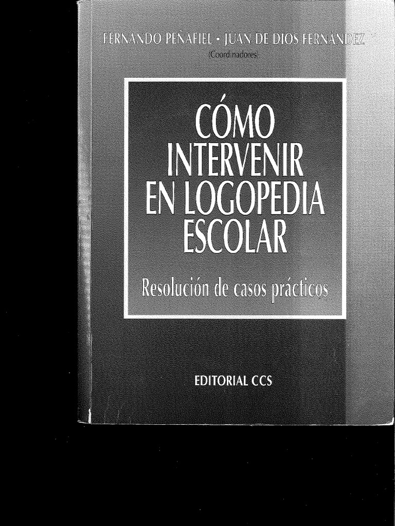 Como Intervenir en Logopedia Escolar 1 | PDF