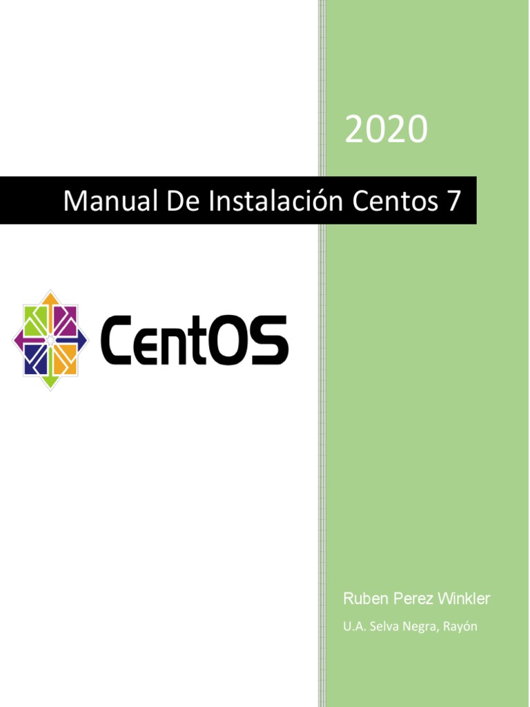 Manual Instalación Centos 7 Con Particiones | PDF | Arranque | Contraseña