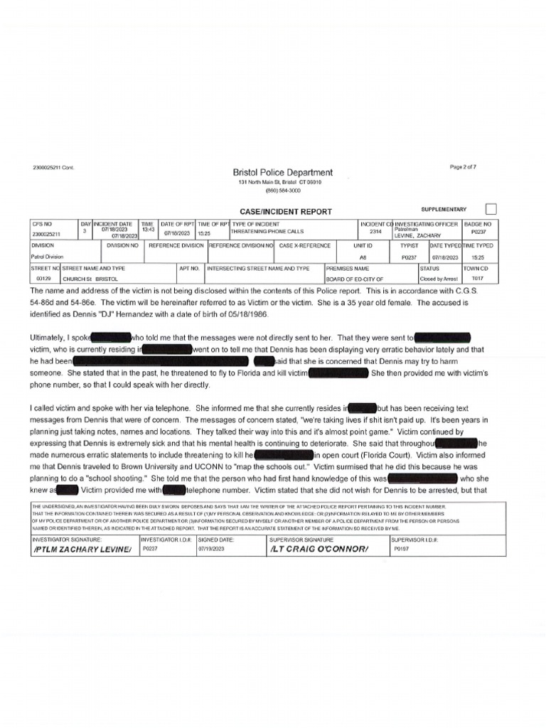 DJ Hernandez Arrest Warrant | PDF