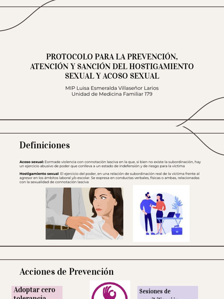 Protocolo Violencia y Acoso Sexual | PDF | Acoso sexual | Acoso