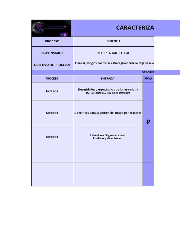 Caracterizacion de Procesos | PDF | Auditoría | Sistema de manejo de calidad