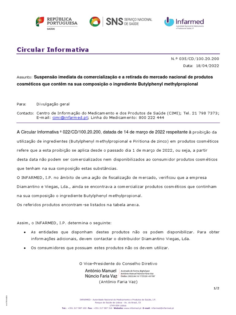 Circular Informativa | PDF