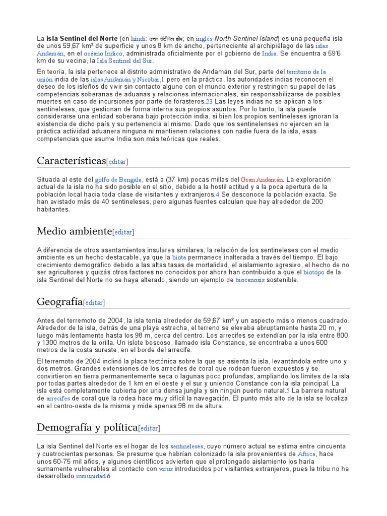 Sentinel Norte | PDF | Historia