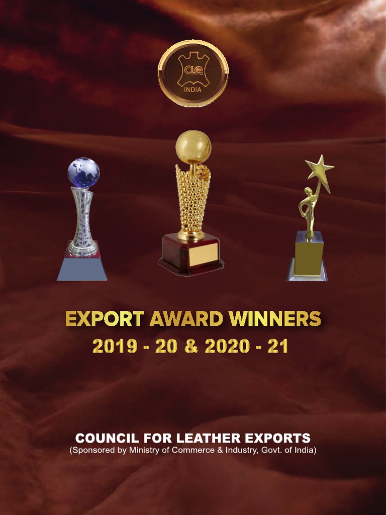 Award-Book-final-2019-20-&-2020 - 21-Final | PDF | Shoe | Leather