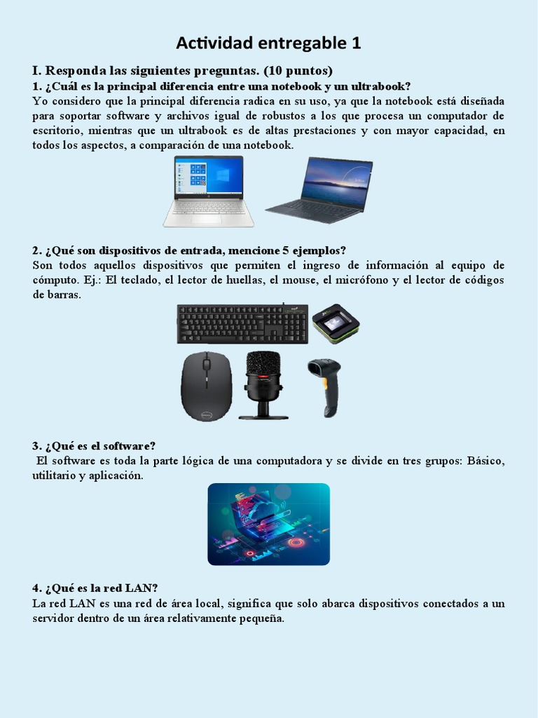 Actividad Entregable 01 Informatica | Descargar gratis PDF | Hardware de la computadora ...