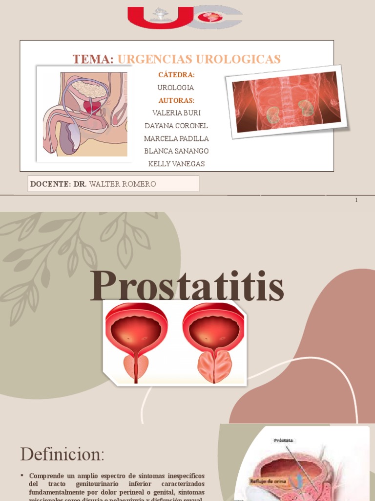 Prostatitis: Definición y Tratamiento | PDF | Especialidades Medicas ...