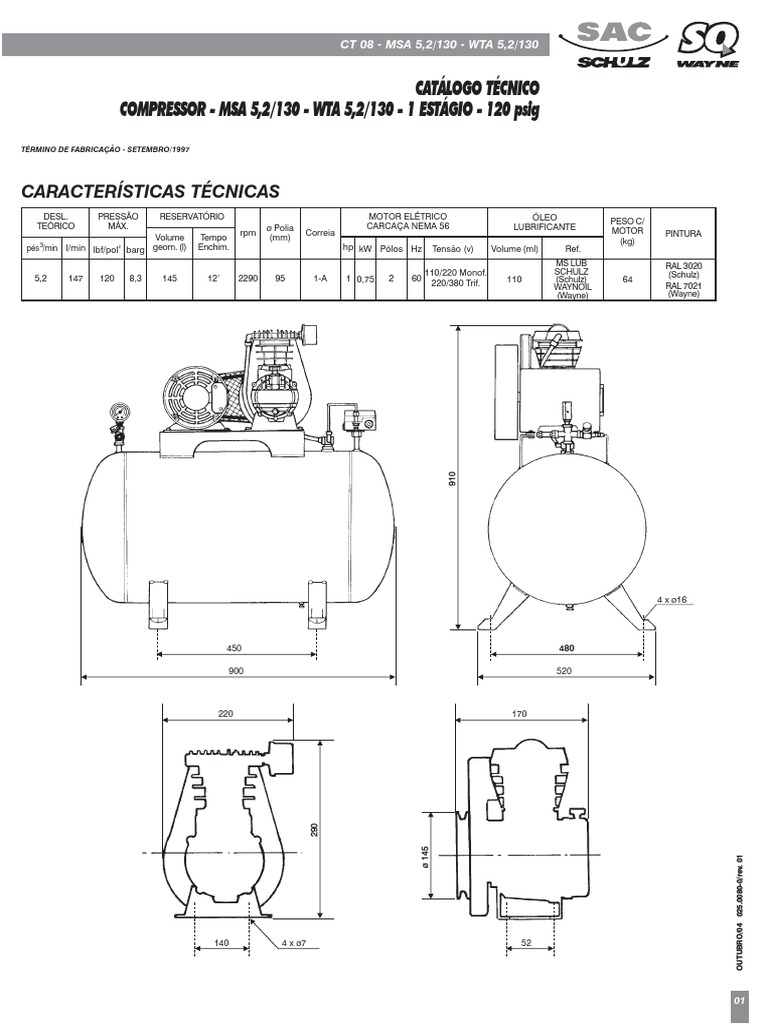 CT 08 - Msa 5,2 - 12-04 | PDF | Motores | Pistão