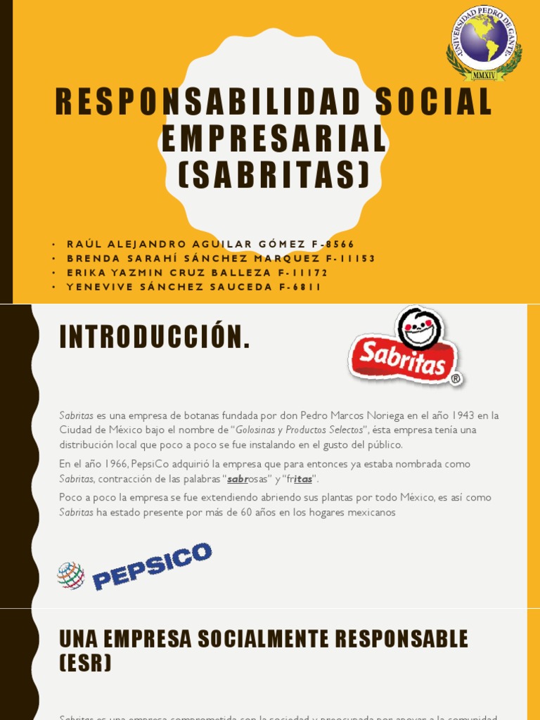 RSE Sabritas | PDF