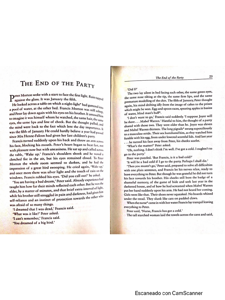 The End of The Party | PDF