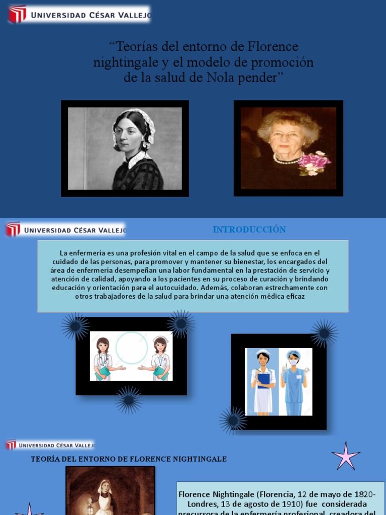 Teorías Del Entorno de Florence N. Y Nola P. Diapositivas para ...