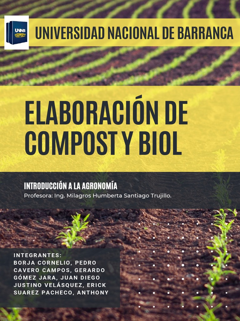 Elaboracion de Compost y Biol - Introduccion A La Agronomia | PDF ...