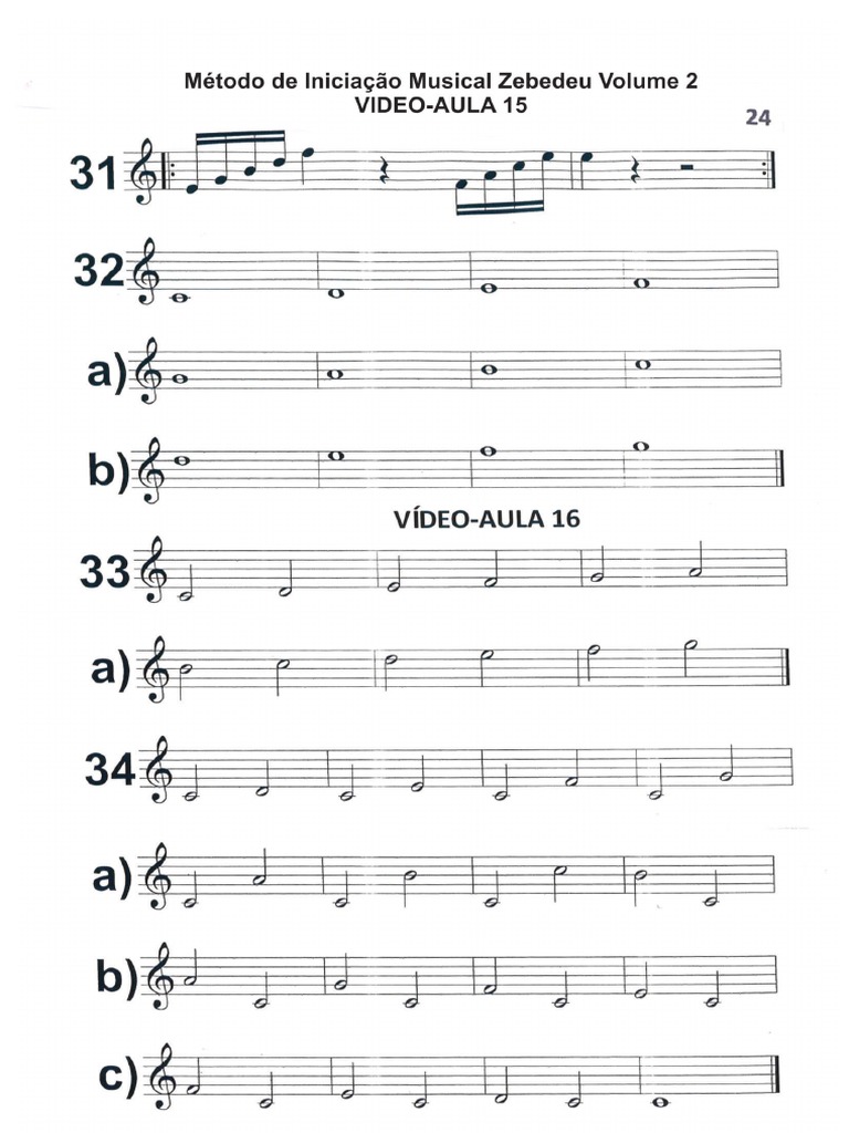 Metodo Zebedeu Volume 2 (Licoes 31 A 79) . | PDF