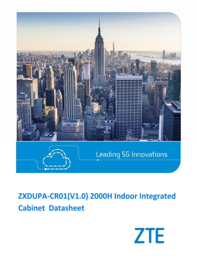 ZTE Gabinete Indoor Energía | PDF