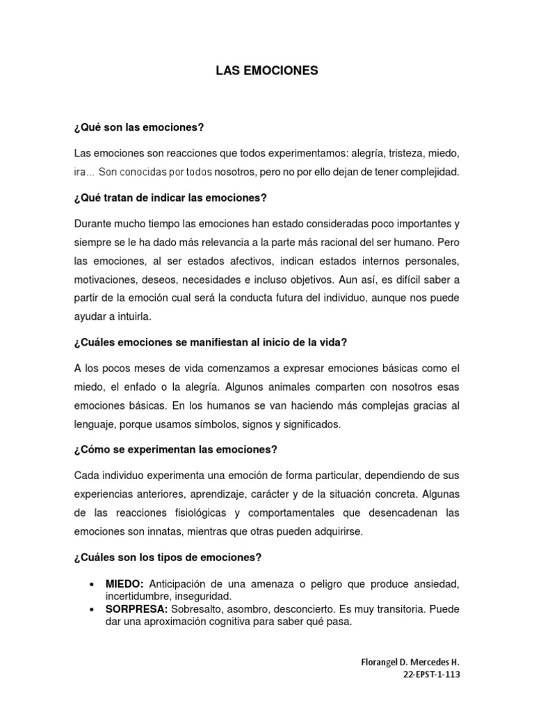 Las Emociones | PDF | Las emociones | Ira