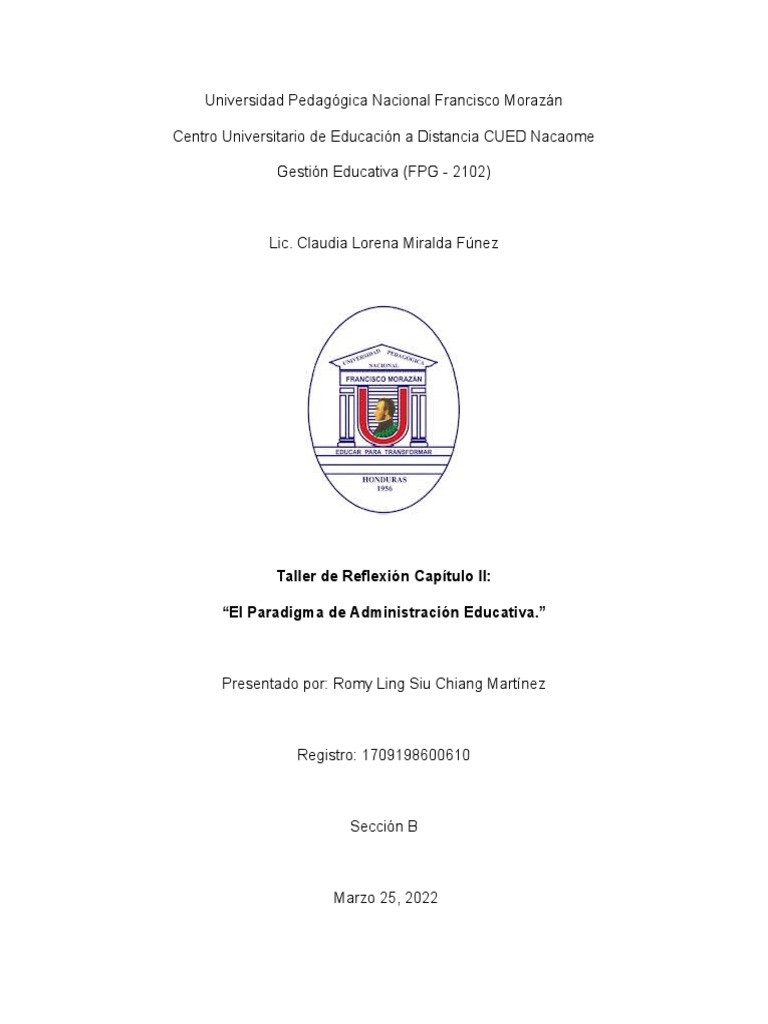 Paradigma en Gestión Educativa | PDF | Crecimiento personal y profesional