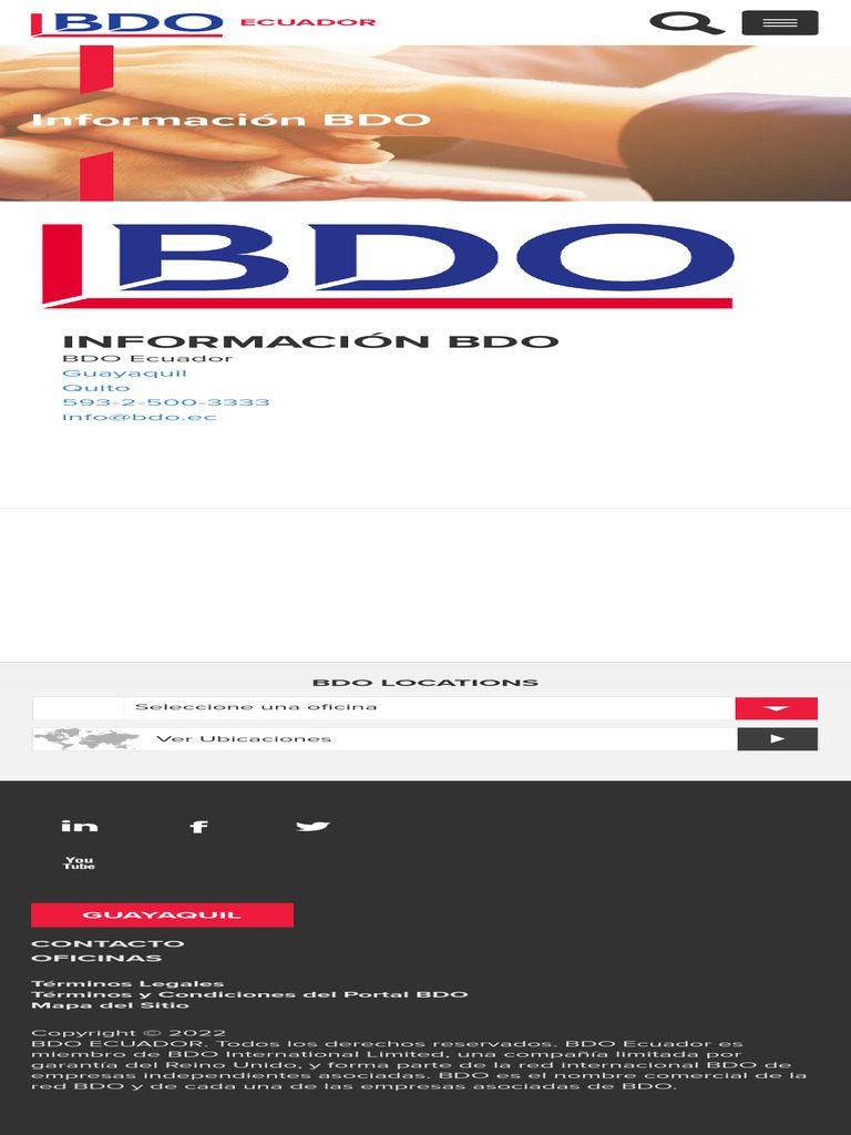 Información BDO, BDO Ecuador | PDF