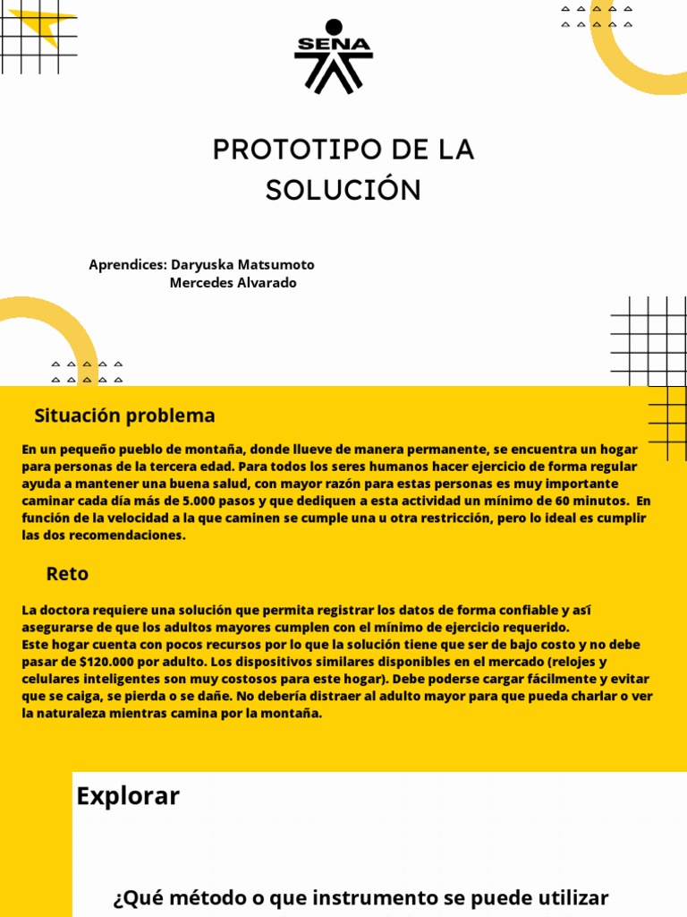 Prototipo de La Solucion | PDF | Vejez