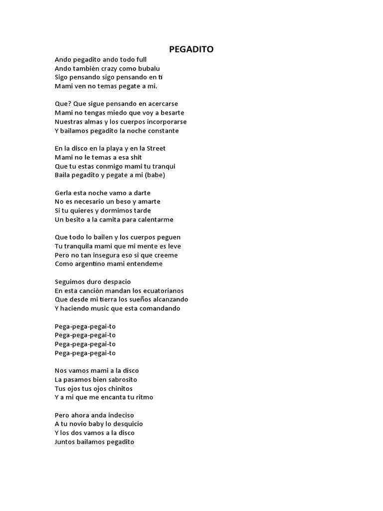 PEGADITO | PDF