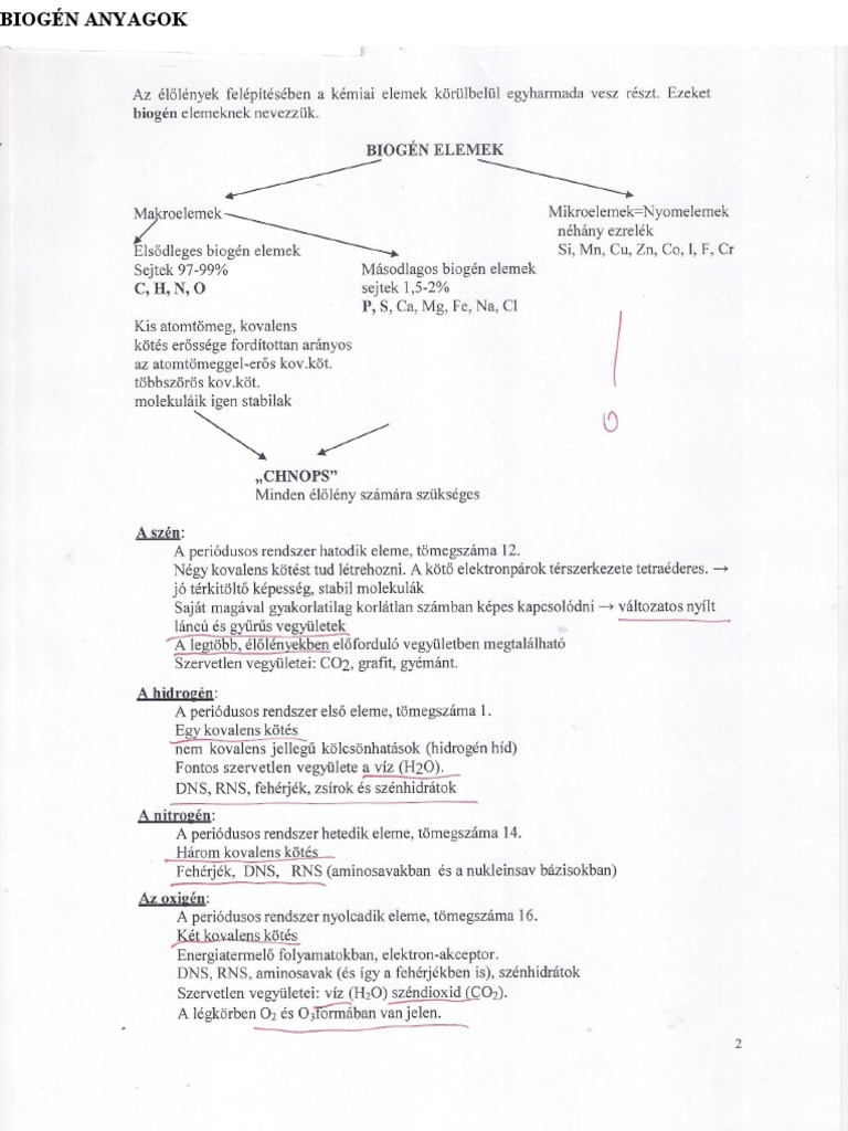 Biogén Anyagok | PDF