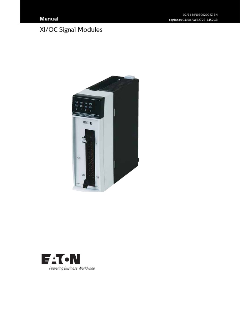 Módulos de Entrada e Saída XI-OC | PDF | Programmable Logic Controller | Computer Program