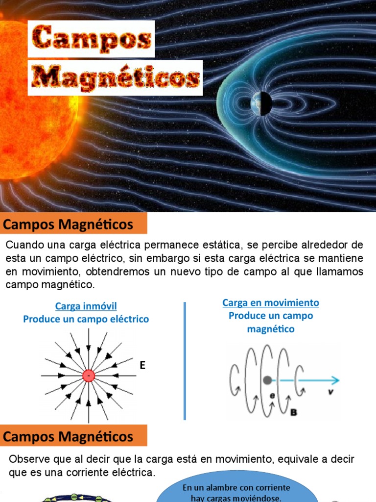 20) Campos Magneticos | PDF | Campo magnético | Corriente eléctrica