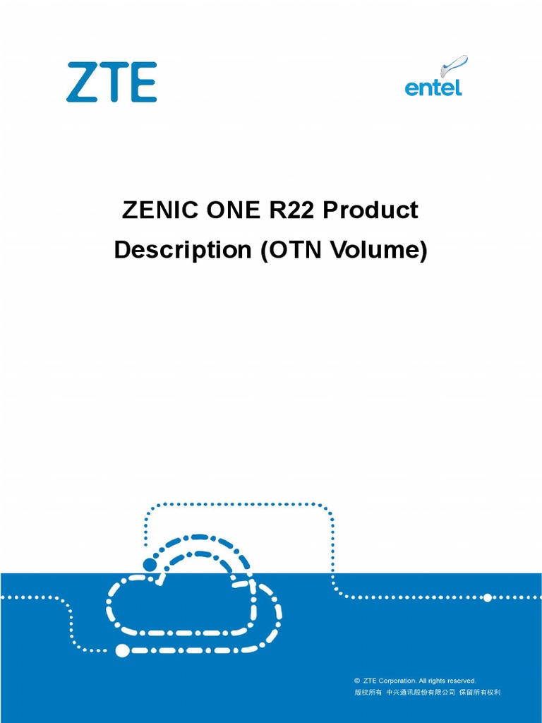ZTE Descripción de Producto ZENIC ONE | PDF | Computer Network | File ...