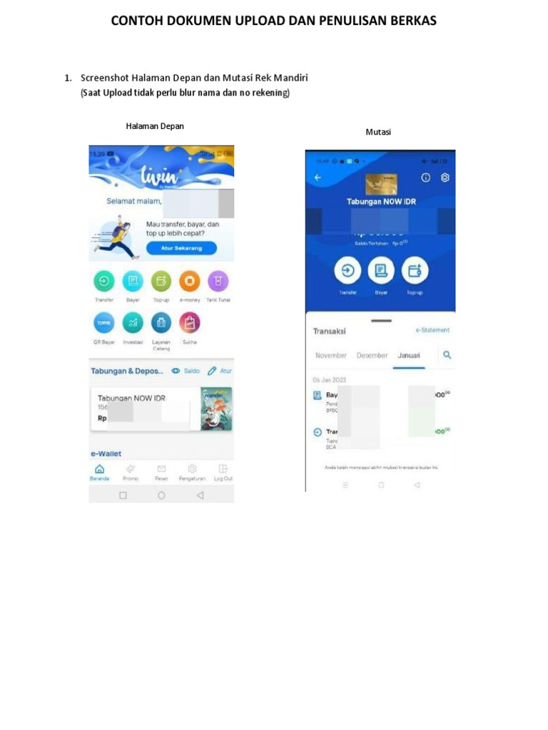 Panduan Upload & Isi Formulir | PDF
