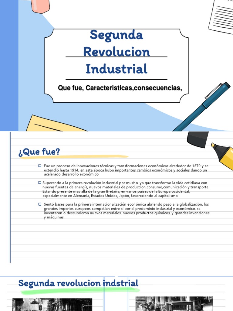 Segunda Revolucion Industrial | PDF | Revolución industrial | Economias
