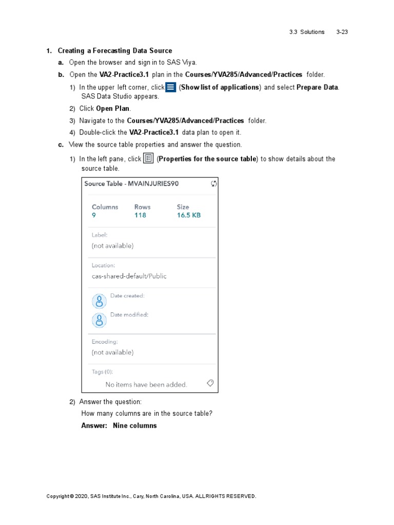 Solution Creating A Forecasting Data Source Pdf Data Management Computer Programming 1937