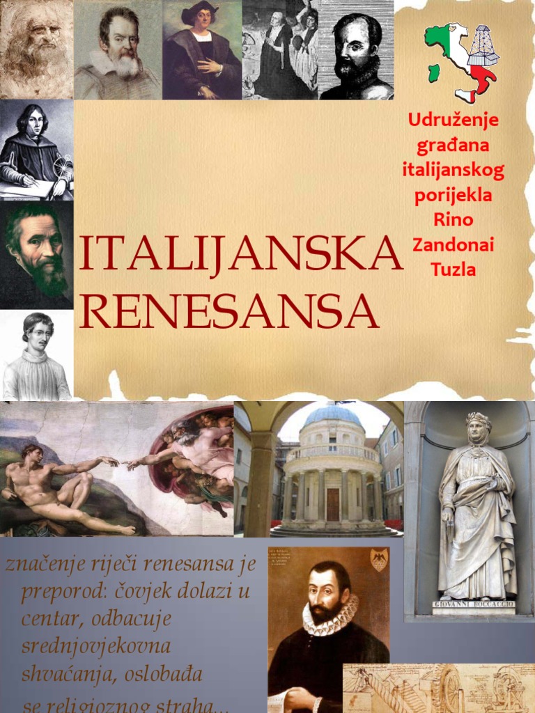 Italijanska Renesansa Prezentacija | PDF
