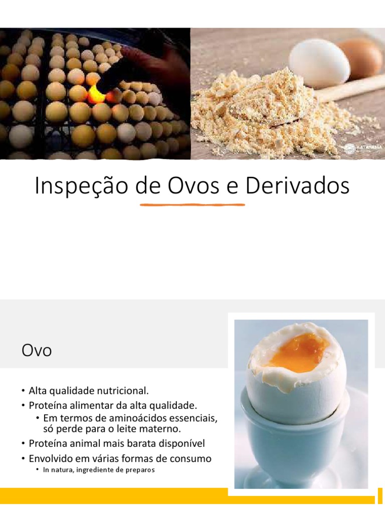 Aula 10 - InspeÃ Ã o de Ovos | PDF | Ovo (alimento) | Ovo