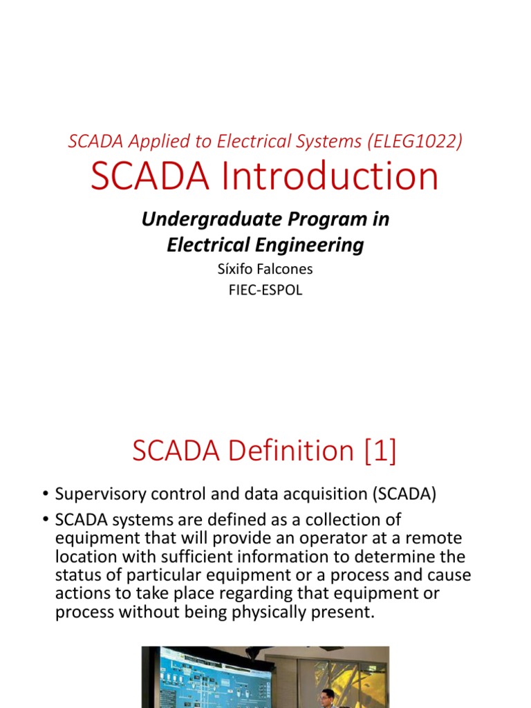 02 SCADA Introduction-1 | PDF | Scada | Computer Network