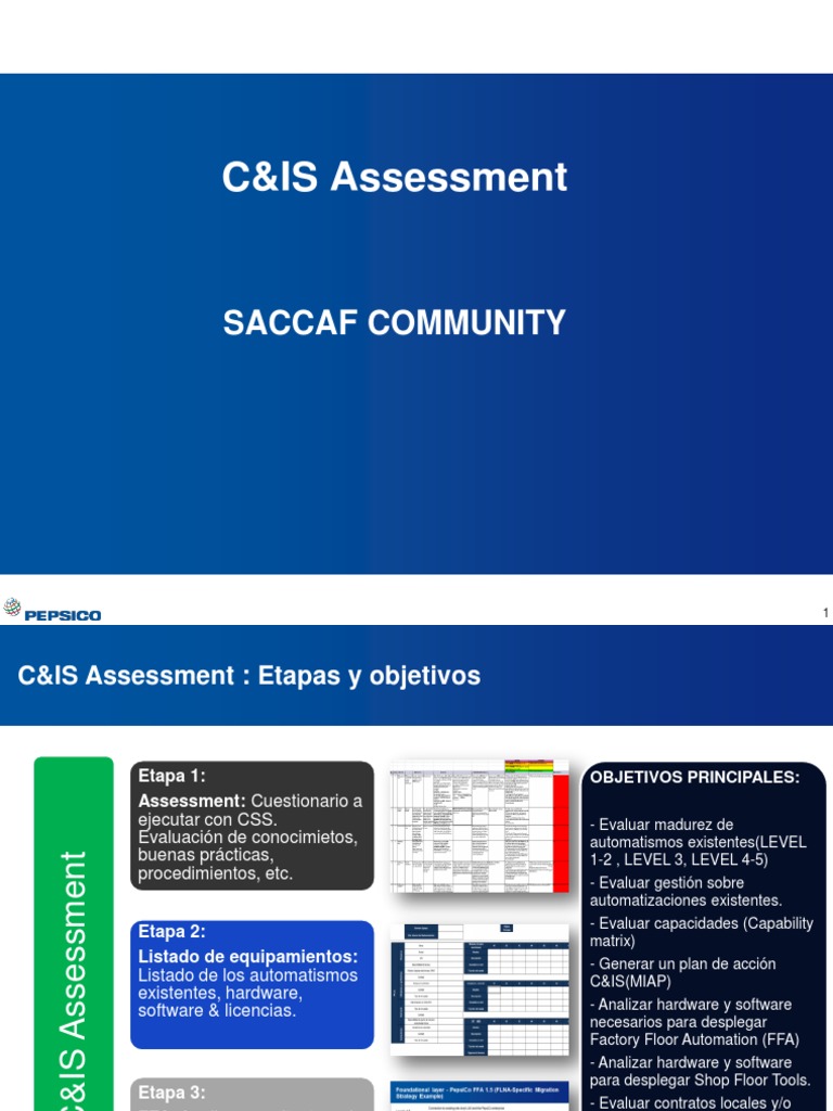 Evaluación C&IS: Etapas y Objetivos | PDF | Software | Tecnologías de ...