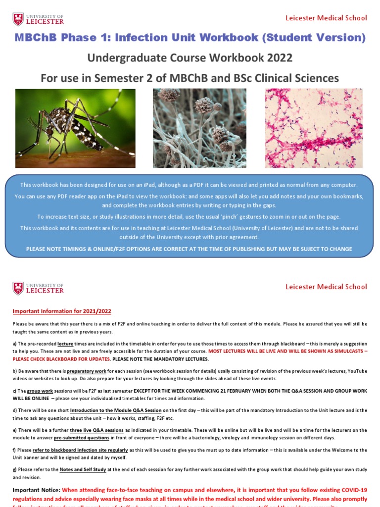 Infection Workbook | PDF | Infection | Microbiology