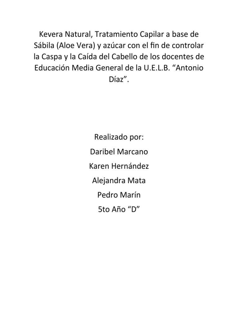 Kevera Natural | PDF | Pelo | Enseñando