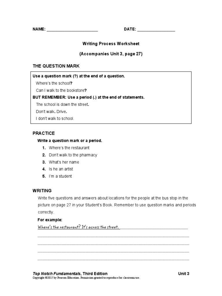 UNIT 03 Writing Process | PDF | Language Arts & Discipline