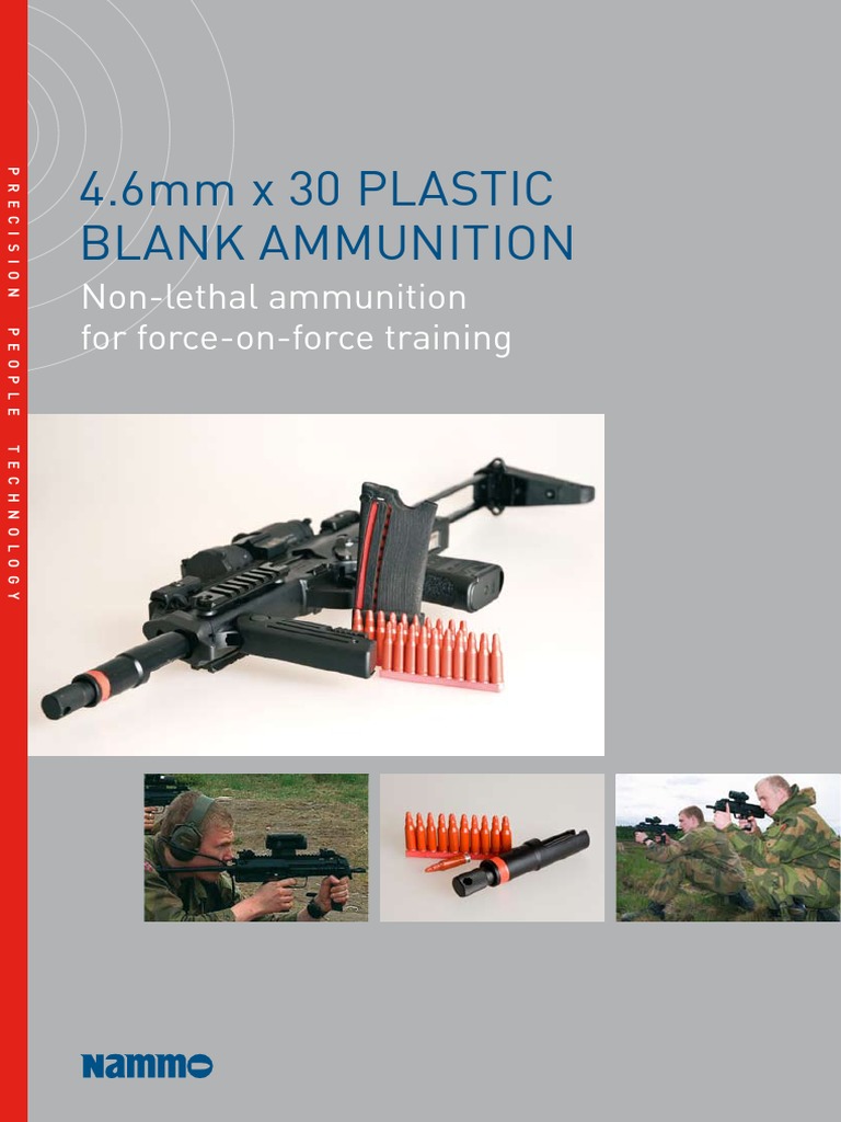 Nammo 4.6x30 Blank en 01 | PDF | Ammunition | Cartridge (Firearms)