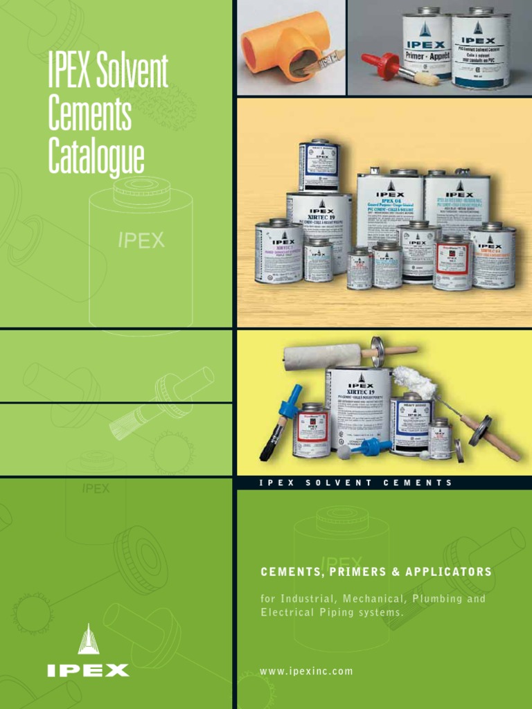 2 Cements&Primers-Brochure | Download Free PDF | Pipe (Fluid Conveyance ...