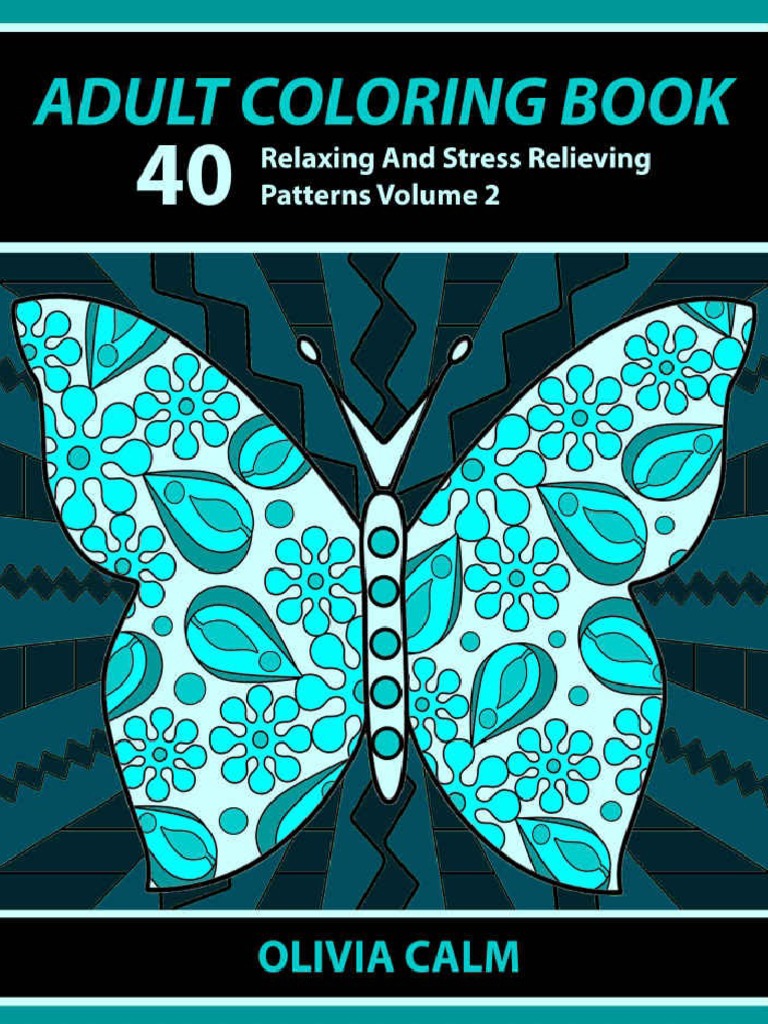 Adult Coloring Book 40 Relaxing Coloring Books | PDF | Social Science ...