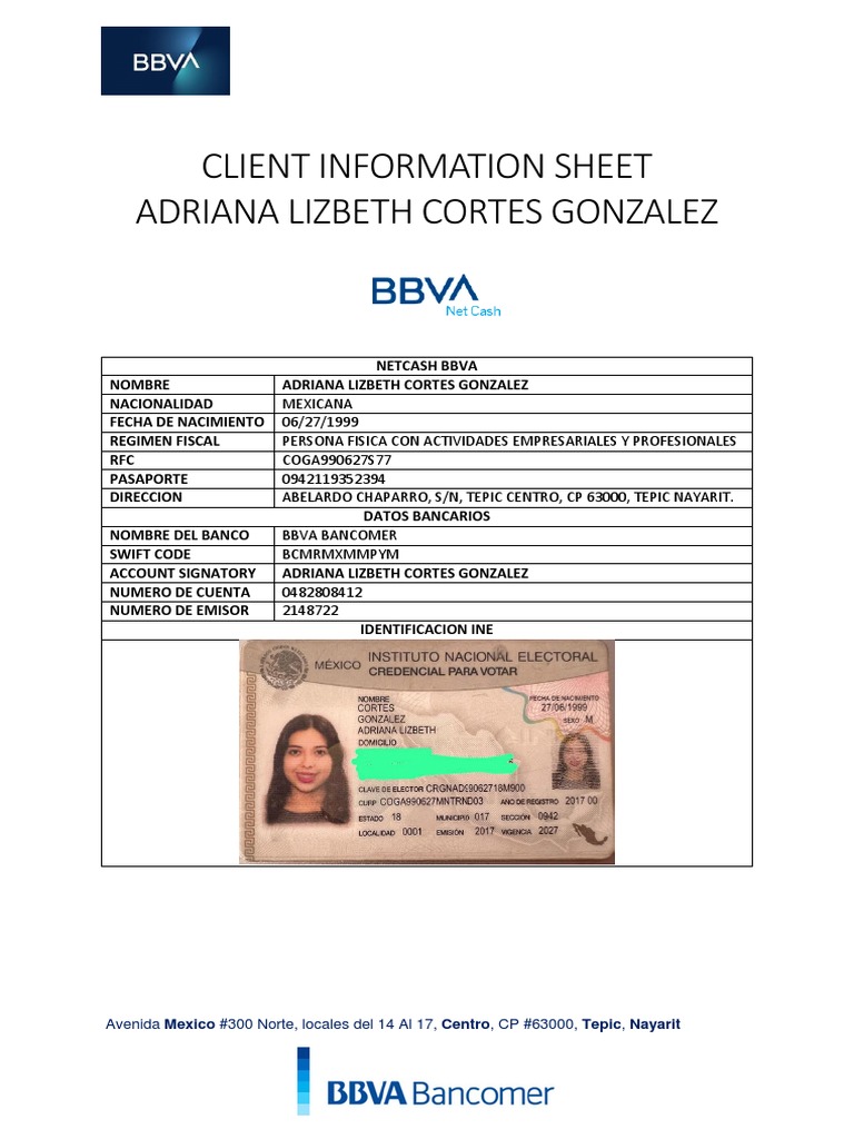 Cis Bbva-Adriana Lizbeth | PDF